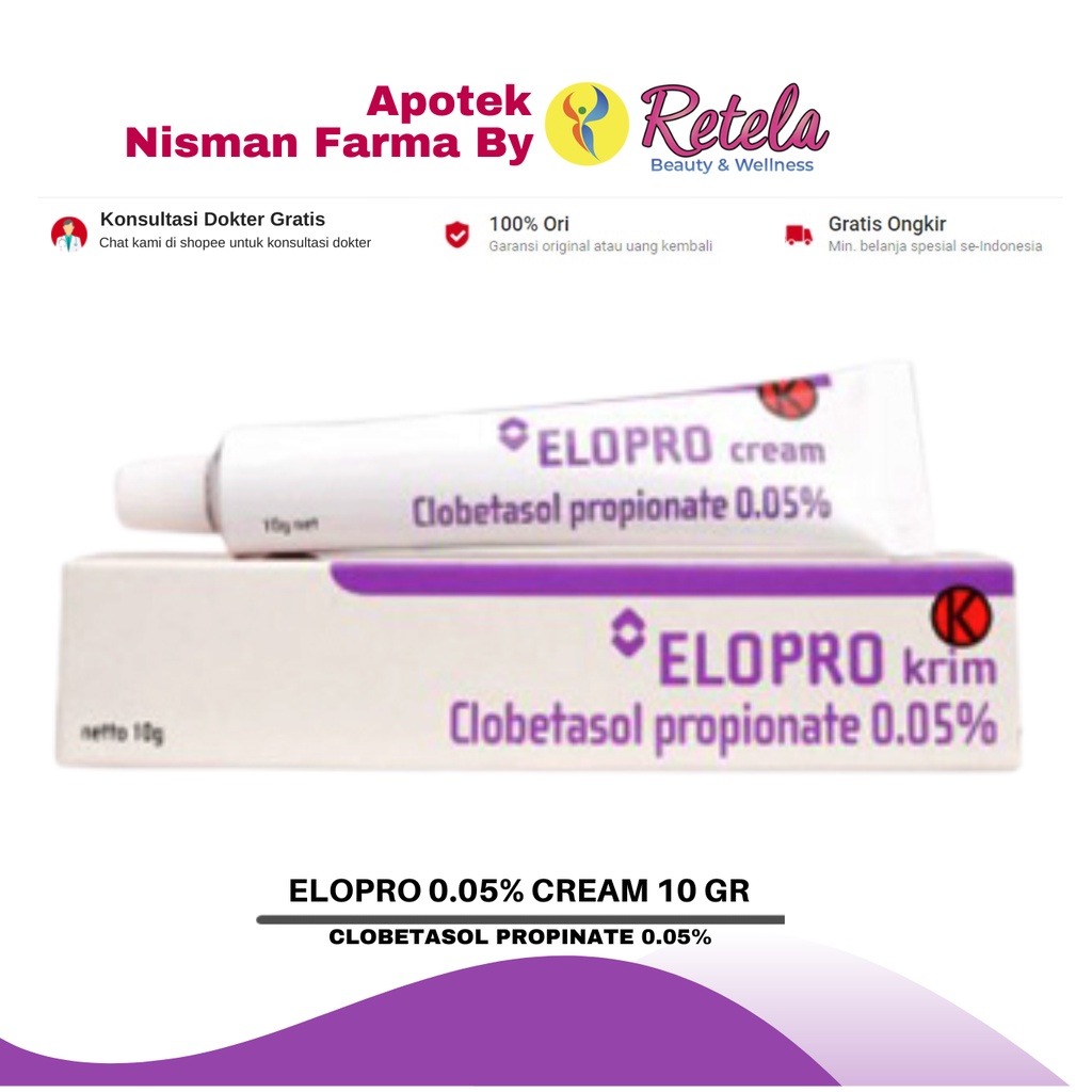 Jual ELOPRO CREAM 0.05% 10GR | Shopee Indonesia