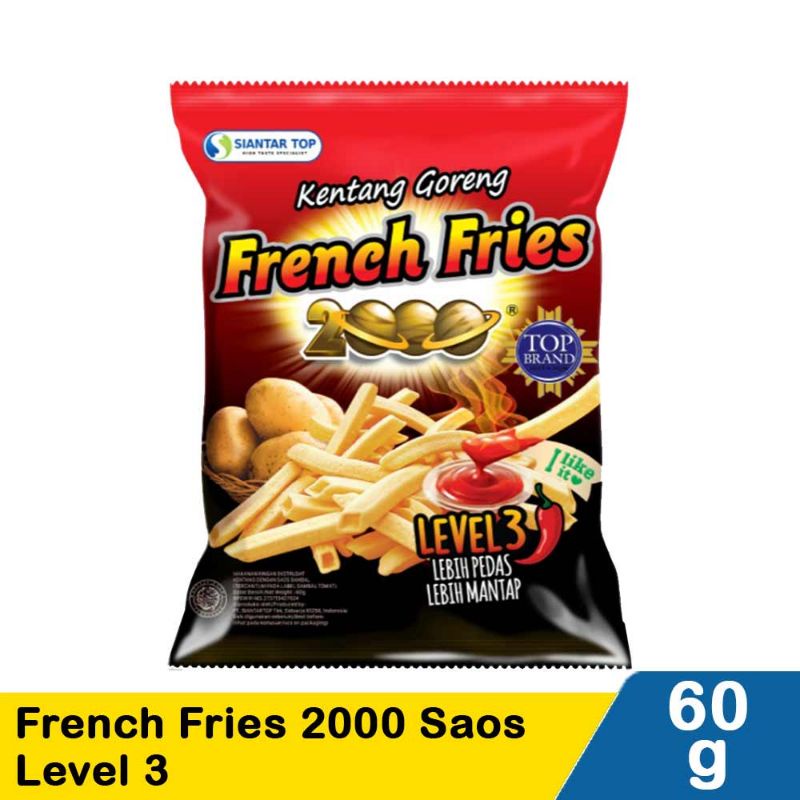 Jual Stt French Fries 2000 Saos Level 3 60G | Shopee Indonesia