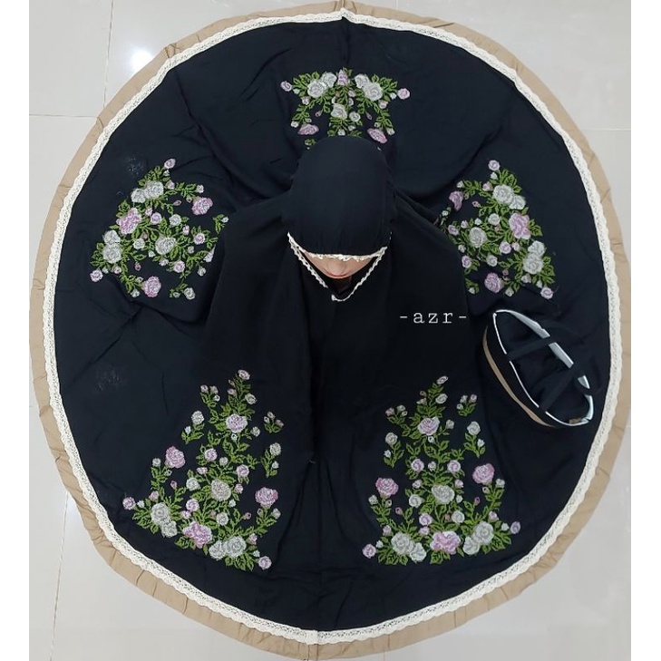 Jual mukena bordir strimin khas bukittinggi padang | Shopee Indonesia