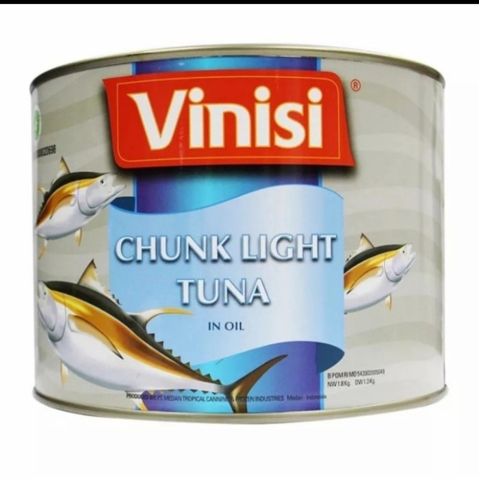 Jual VINISI TUNA KALENG DALAM MINYAK, KEMASAN KALENG 1,8KG, TINGGAL ...