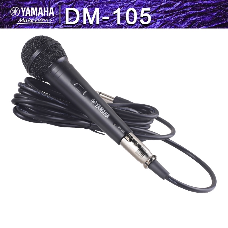 Jual yamaha/original DM-105 kabel mic,mic vokal suara jernih,Dynamic ...
