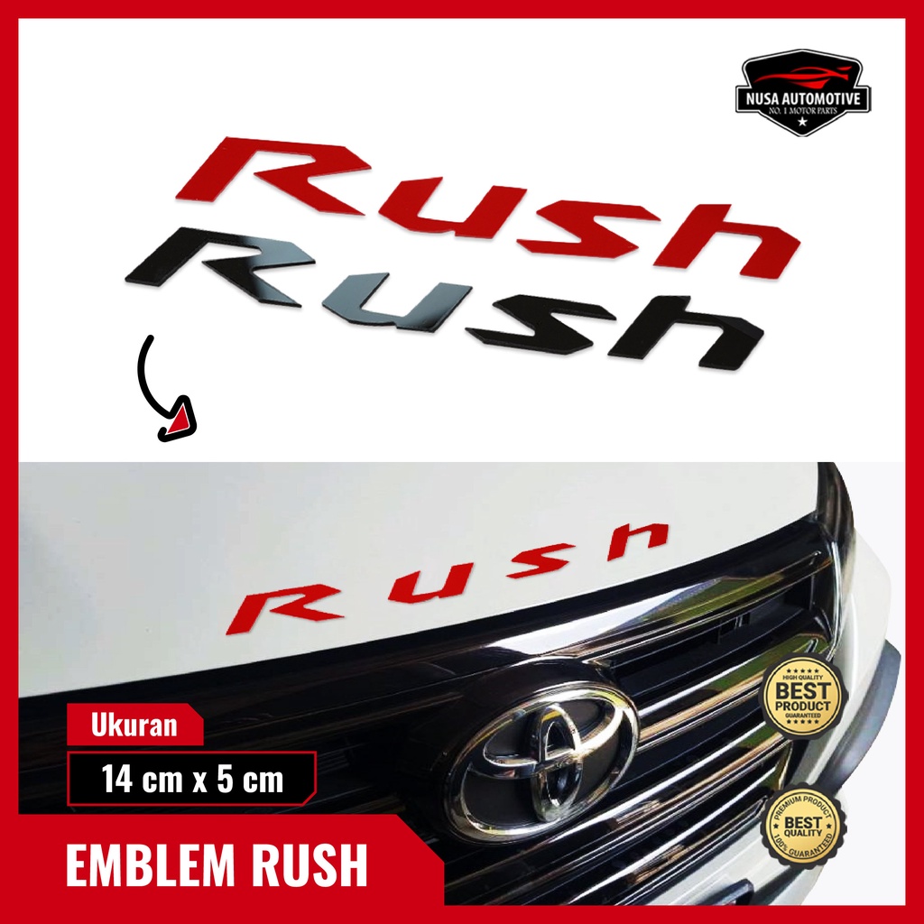 Jual NSA EMBLEM KAP MESIN RUSH BESAR 14 X 5 CM EMBLEM KAP MESIN RUSH ...