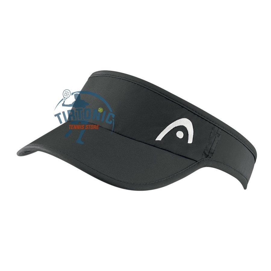 Jual Topi Tenis Head Pro Player Visor Cap Hitam Tennis BNWT ORIGINAL ...