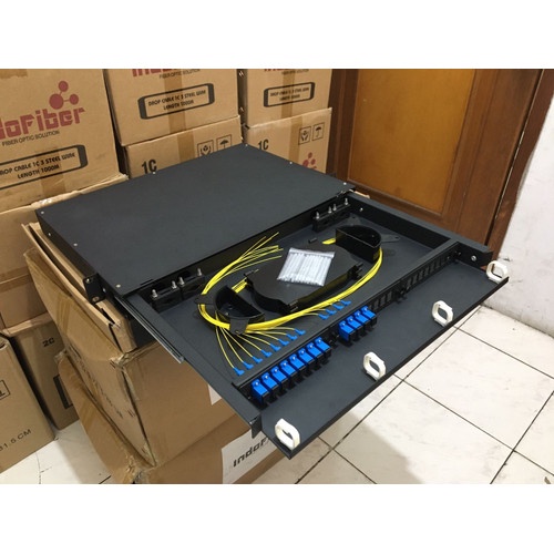 Jual OTB SLEDING 12 24 24 CORE SC UPC FIBER OPTIC FULLSET BAHAN BESI ALOY | Shopee Indonesia