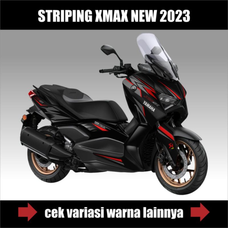 Jual Striping Stiker Yamaha X-MAX New 2023 Variasi Grafis / Skotlet ...