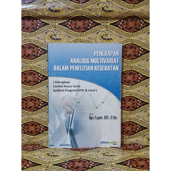Jual BUKU (ORI) PENERAPAN ANALISIS MULTIVARIAT DALAM PENELITIAN ...