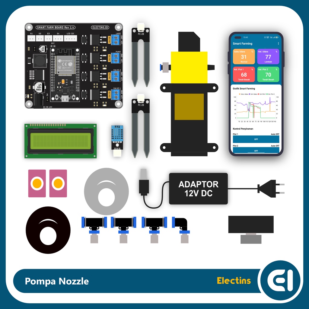 Jual IoT Kit Smart Farming 1.4 - Kit IoT Pertanian Cerdas - Mini Pump ... Jual IoT Kit Smart Farming 1.4 - Kit IoT Pertanian Cerdas - Mini Pump ...