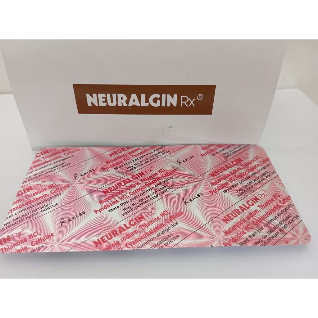 Jual NEURALGIN RX 500MG 1 STRIP 10 TABLET | Shopee Indonesia