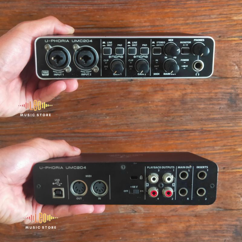 Jual behringer umc204 soundcard audio interface | Shopee Indonesia