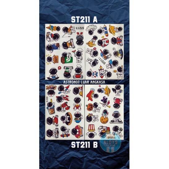 Jual Stiker ASTRONOT LUAR ANGKASA Fsshion 26+ STIKER HP LAPTOP | Shopee ...