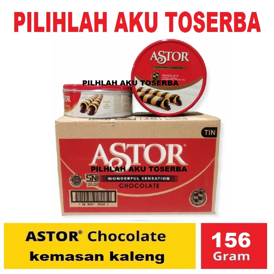 Jual Astor Double Coklat 156 gr - Astor Kaleng - (HARGA 1 DUS ISI 6 ...