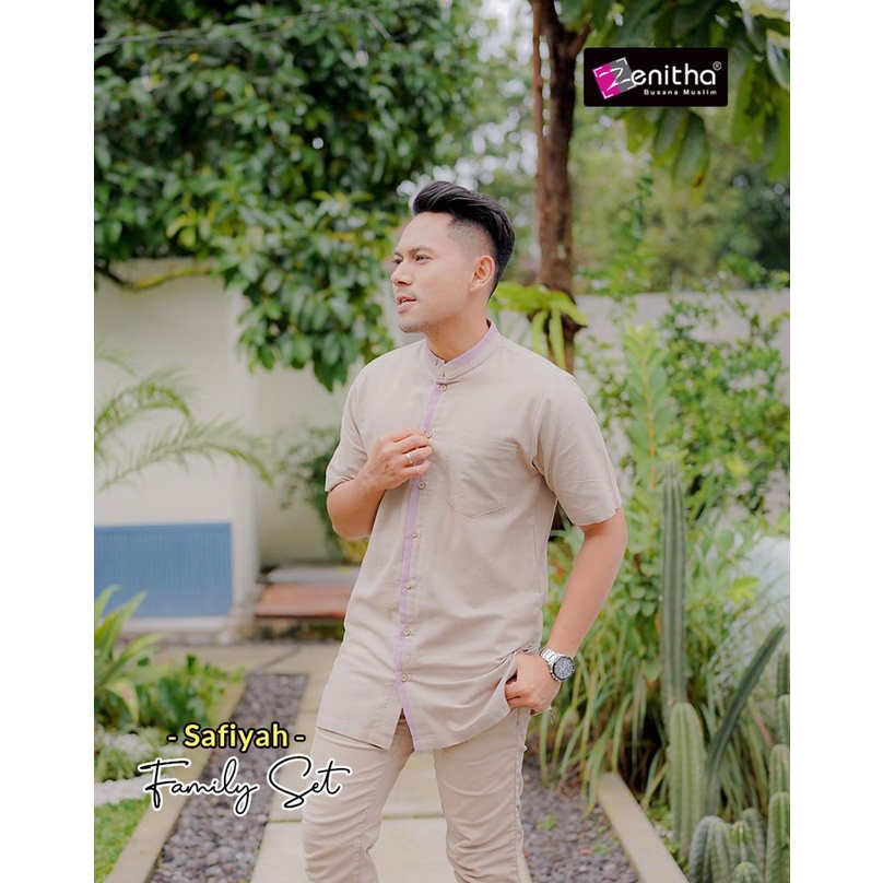 Jual Zenitha Sarimbit Safiyah Beige - Sarimbit Keluarga Lebaran Couple ...