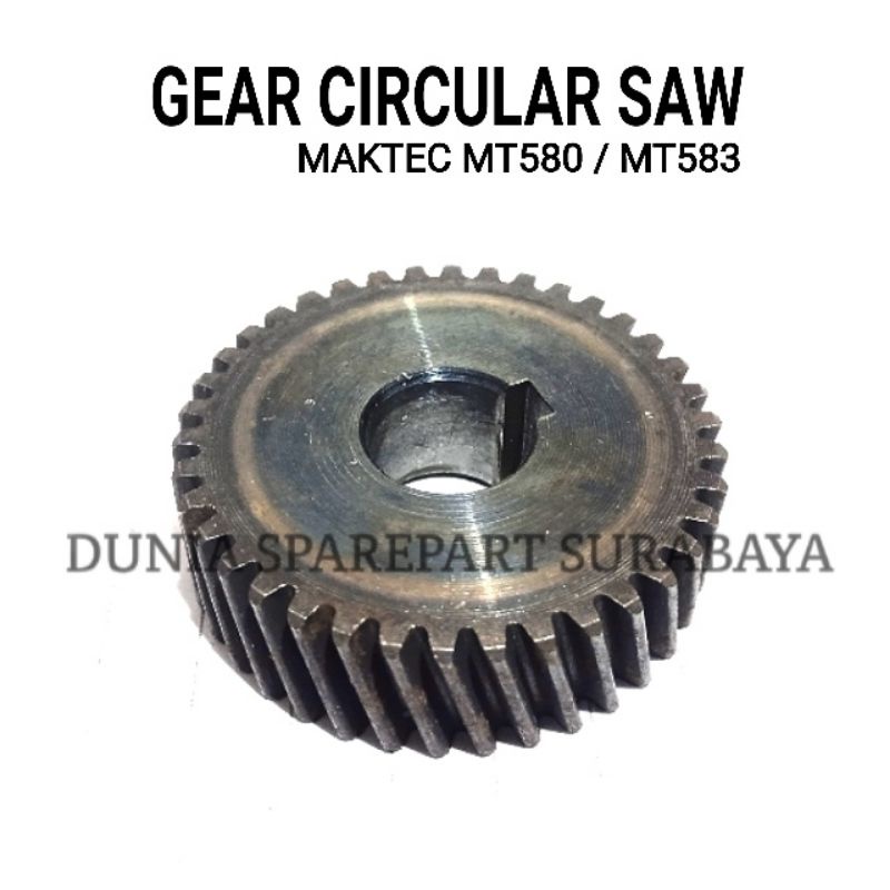 Jual Sparepart Gear Circular Saw MAKTEC MT580 MT583 Ger Gir Gigi Nanas ...