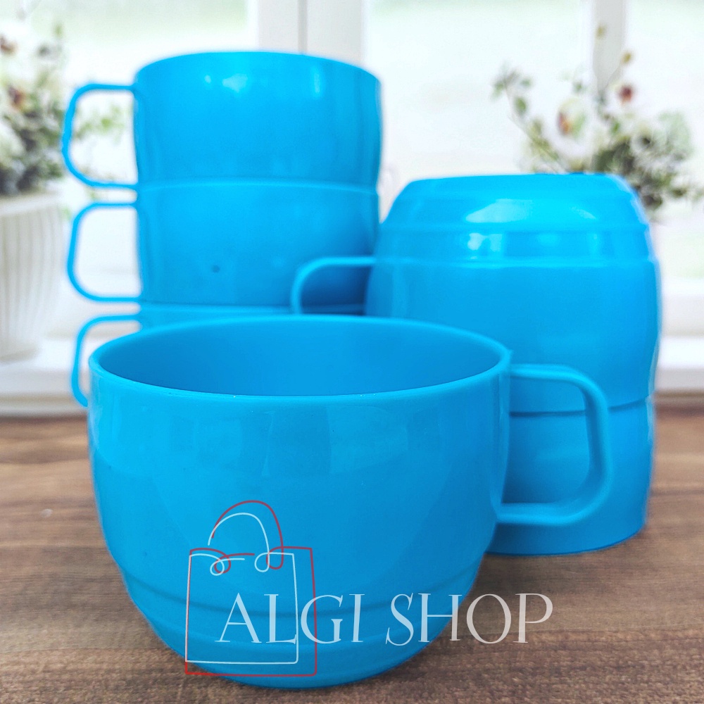 Jual ROMO 8PCS CANGKIR MUG BUNDAR MODEL TERBARU UKURAN SEDANG BAHAN ...