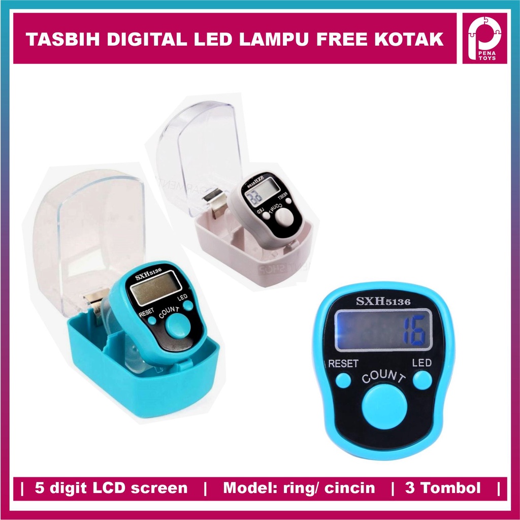 Jual Tasbih Digital LED | Alat Hitung Dzikir Tasbih | Shopee Indonesia