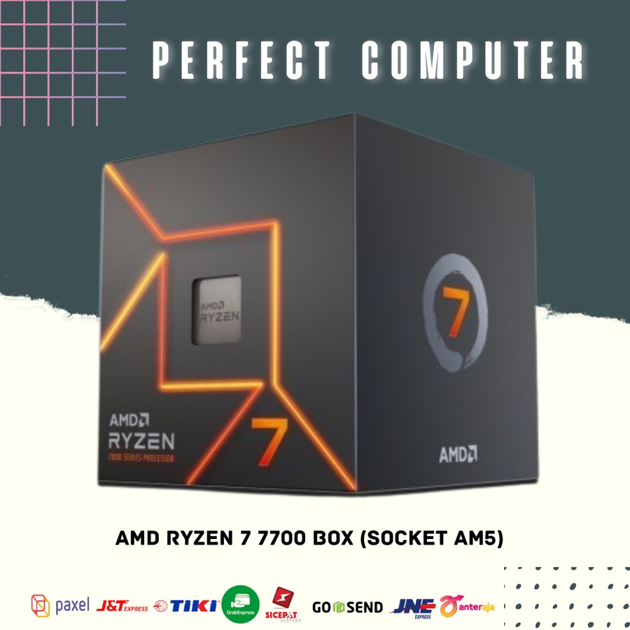 Jual PROCESSOR AMD RYZEN 7 7700 BOX (Socket AM5) | Shopee Indonesia