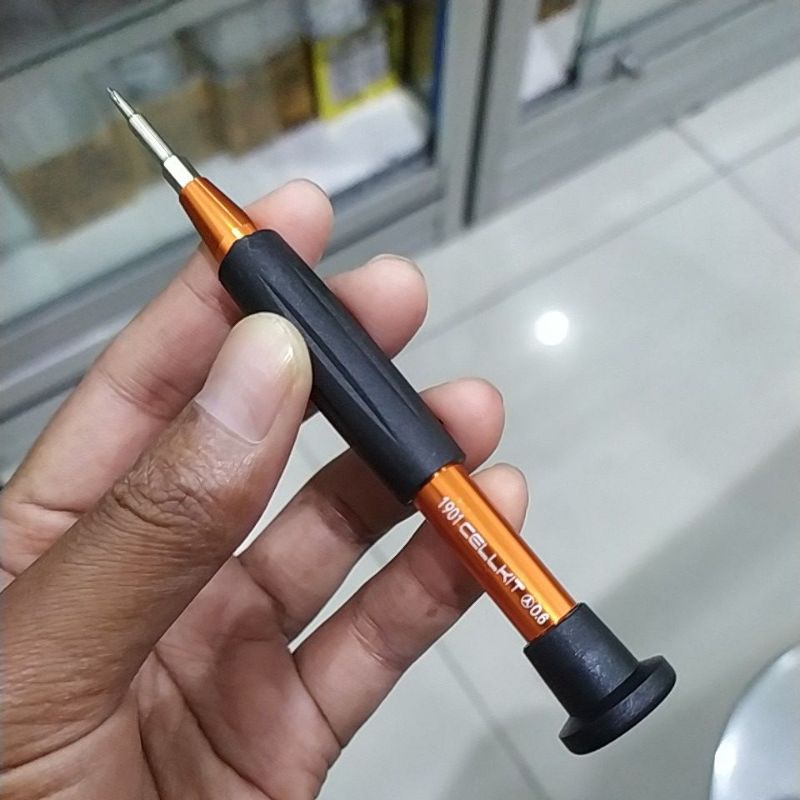 Jual OBENG SINGLE CELLKIT (Y) IPHONE 7 & ANDROID (+) | Shopee Indonesia