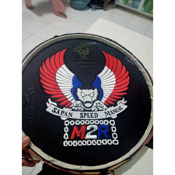 Jual patch emblem bordir logo moonraker besar | Shopee Indonesia