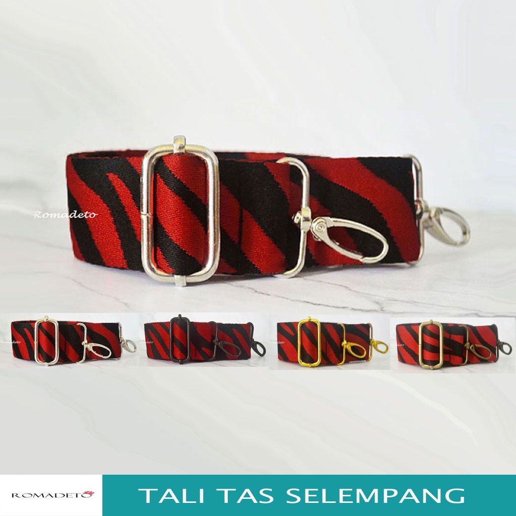 Jual Tali Tas Strap Bag Long Strap Polykatun 4 cm ZEBRA | Shopee Indonesia