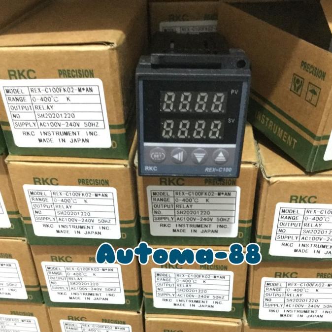 Jual RKC REX-C100FK02-M*AN M-AN MAN 0-400C Temperature Contoller Out Relay | Shopee Indonesia