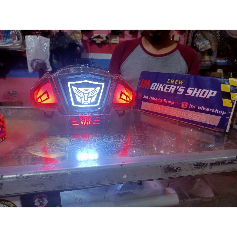 Jual Lampu stop full custom lazy Yamaha Xeon karbu/ Xeon RC / Xeon GT ...