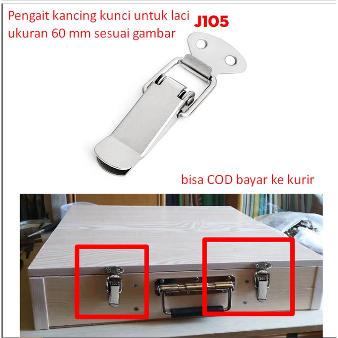 Jual Pengait kancing kunci untuk laci ukuran 60 mm sesuai gambar ...