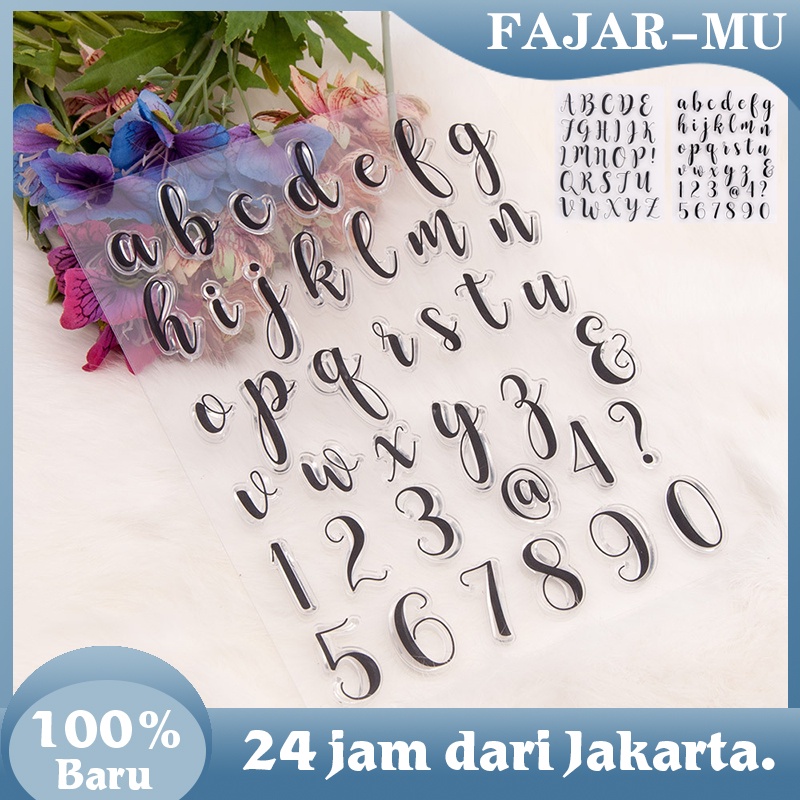 Jual Alphabet Stamp Cake Alat Dekorasi Kue Icing Stamp Fondant Clay ...