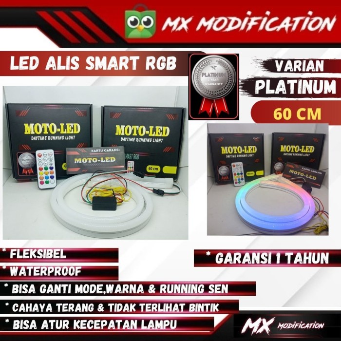 Jual LED ALIS SMART RGB 60 CM ( REMOTE ) | Shopee Indonesia