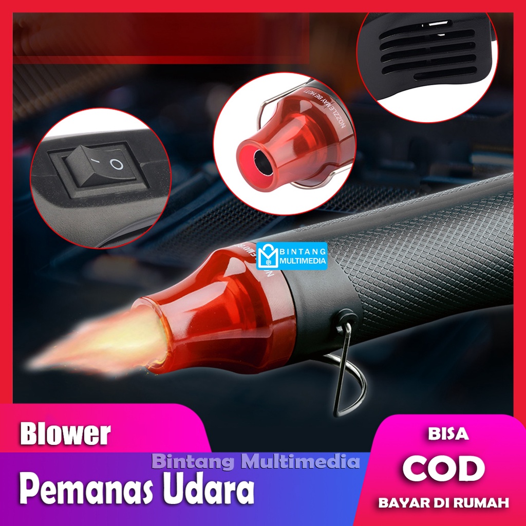 Jual Taffware Heat Gun Hot Blower Alat Pemanas Segel Botol Plastik Wrap ...