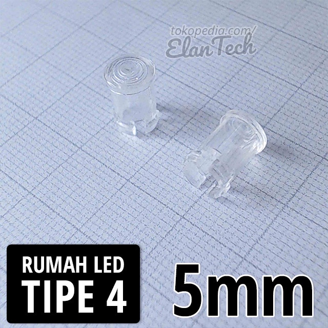 Jual Rumah LED 5mm 3mm Bezel Housing Holder Sarang Dudukan Tipe 4 ...