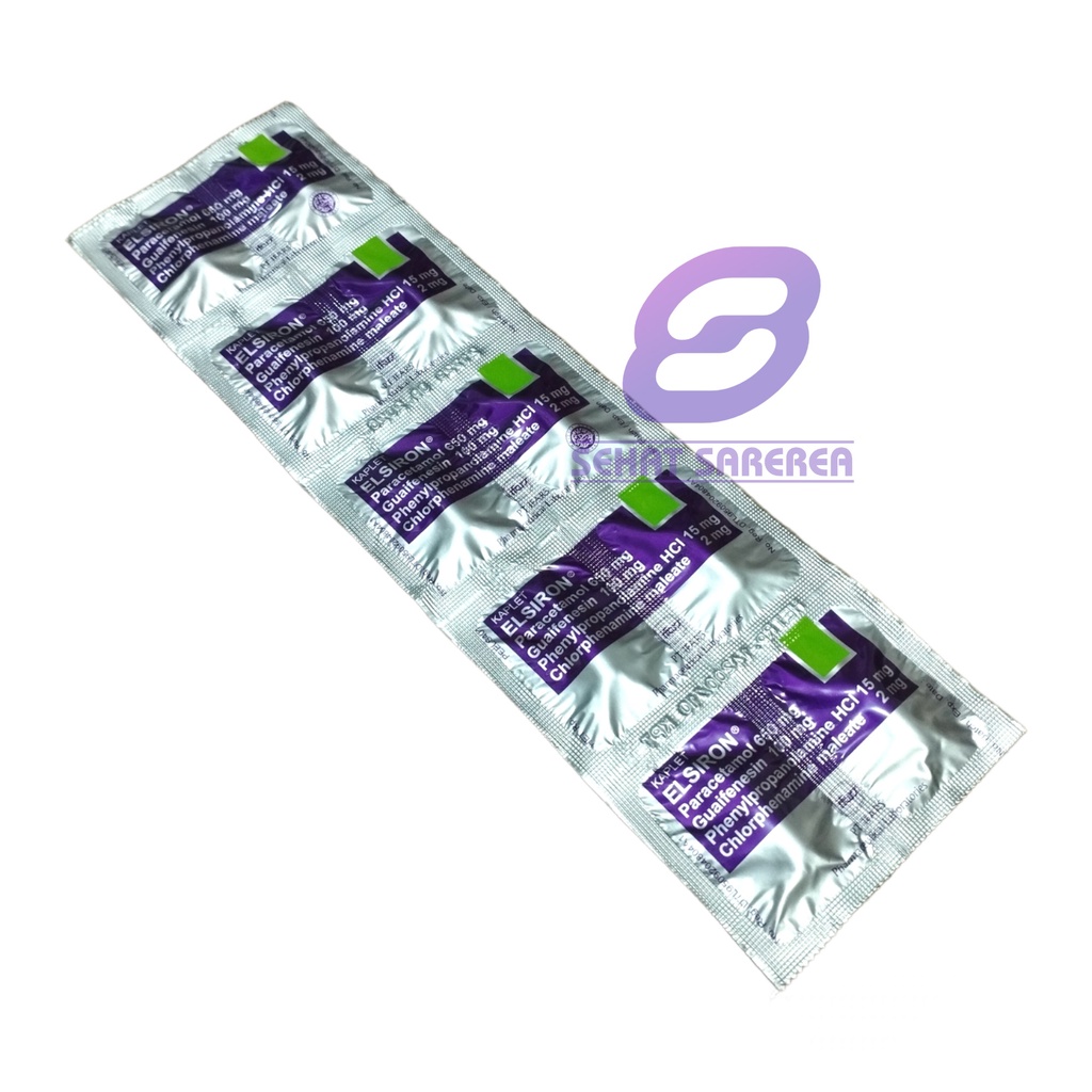 Jual Elsiron Strip 10 Kaplet Untuk mengatasi gejala batuk dan pilek ...