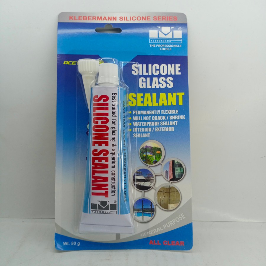 Jual lem sealant silicone glass bening lem kaca odol 35 gram | Shopee ...