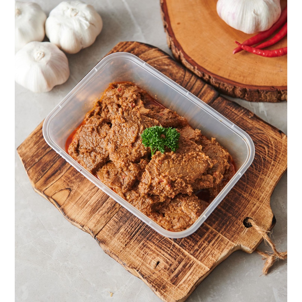 Jual Rendang Daging Sapi Premium Kualitas Resto Halal 250gr/ 500gr | Rendang Padang | Daging ...