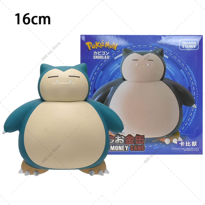 Jual Pokemon Money Box Snorlax Figures Piggy Bank Rowlet Psyduck money ...