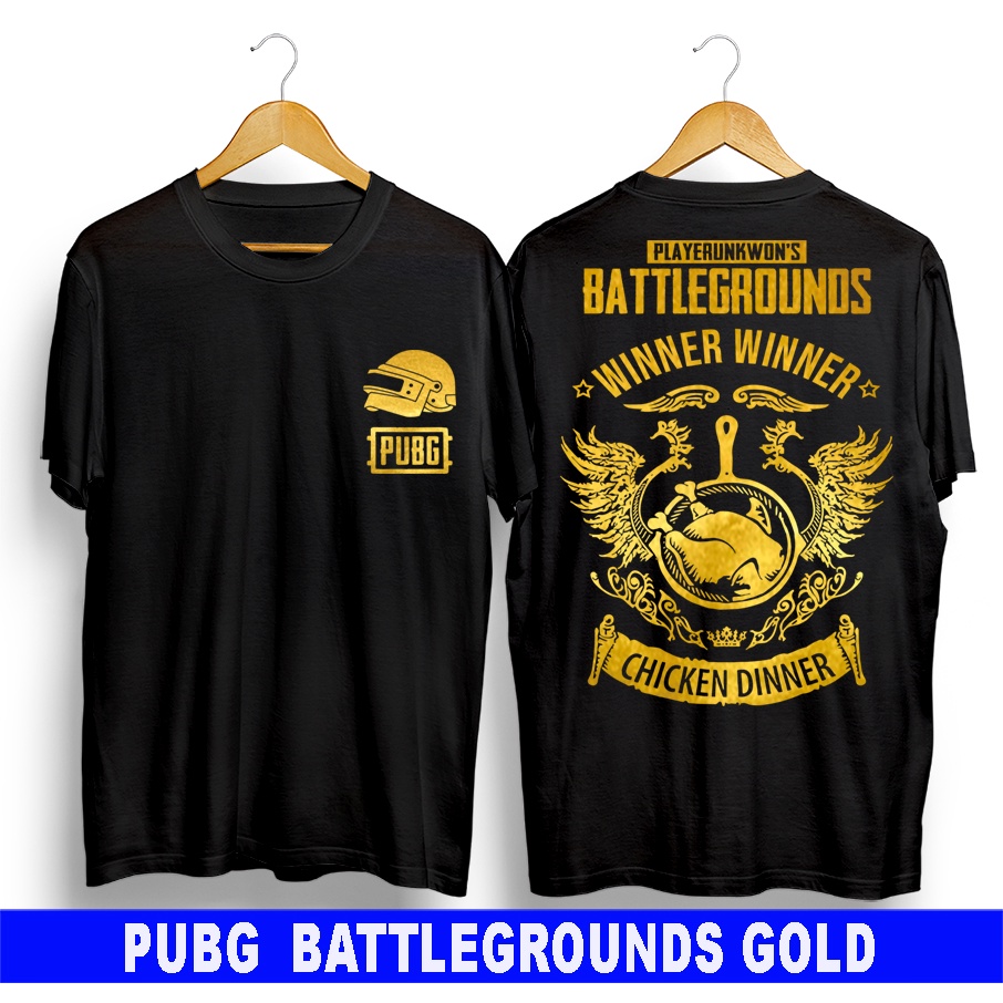 Jual T- SHIRT KAOS PUGB BUTLEGROUND BITAM/KAOS KEKINIAN/KAOS BERGAMBAR ...