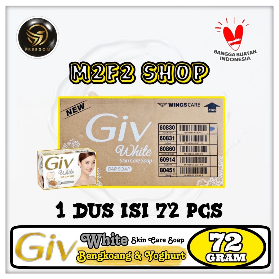 Jual GIV White Skin Sabun Mandi Batang Bengkoang & Yoghurt - 72 gr ...