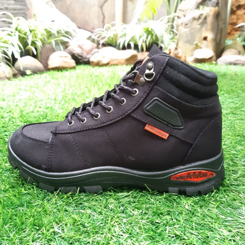 Jual Aerostreet Tactical Hitam - Sepatu Sneaker Boots Outdoor Adventure ...