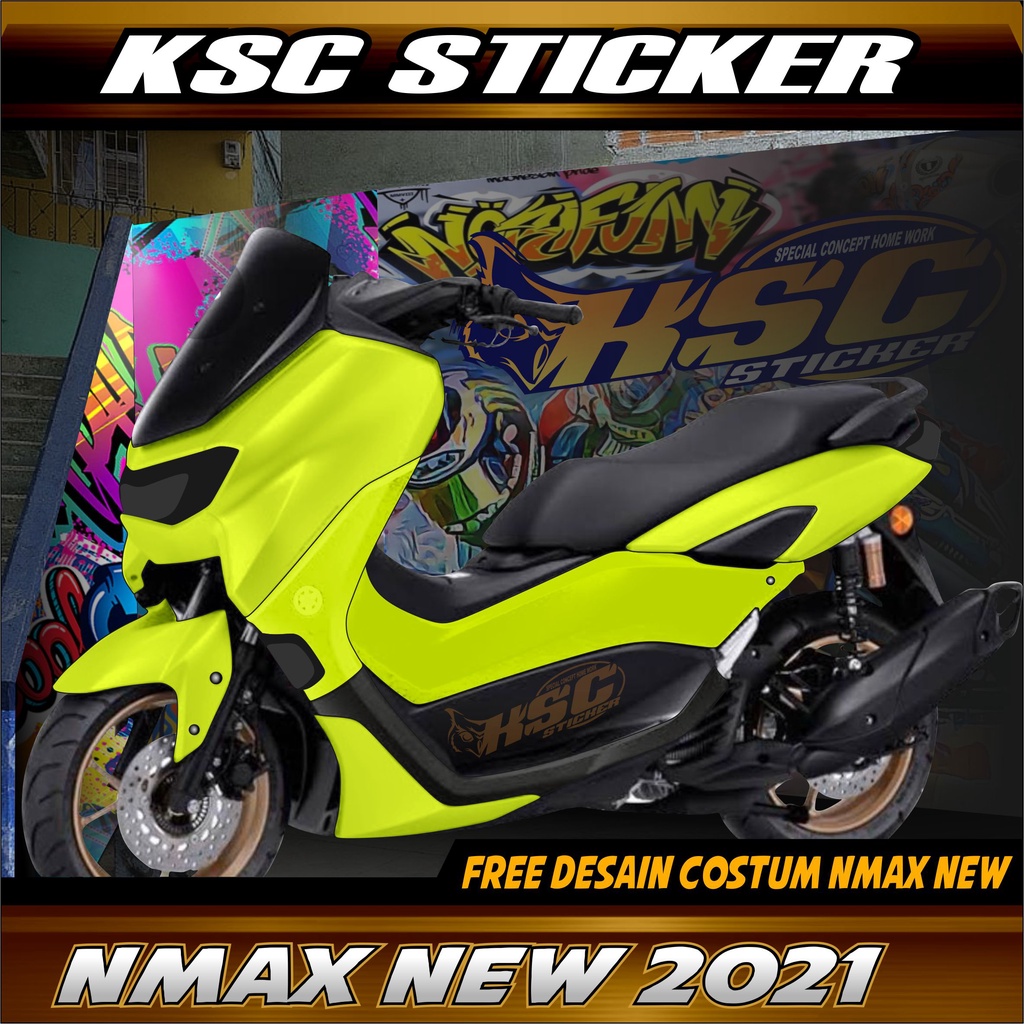 Jual Decal Sticker Stiker Nmax 155 Polos FullBody Dekal stiker Nmax new ...
