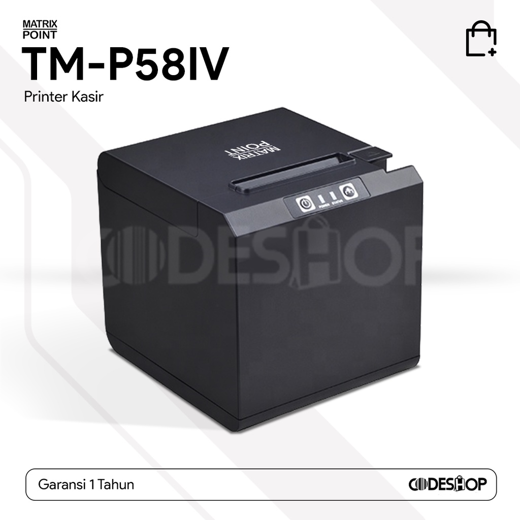 Jual Printer Kasir Matrix Point TMP58IV Cetak Struk Kertas Thermal 58mm ...