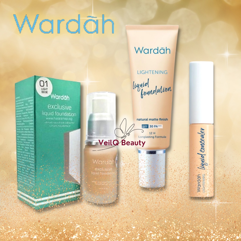 Jual Wardah Liquid Foundation & Concealer Lightening Exclusive | Shopee ...