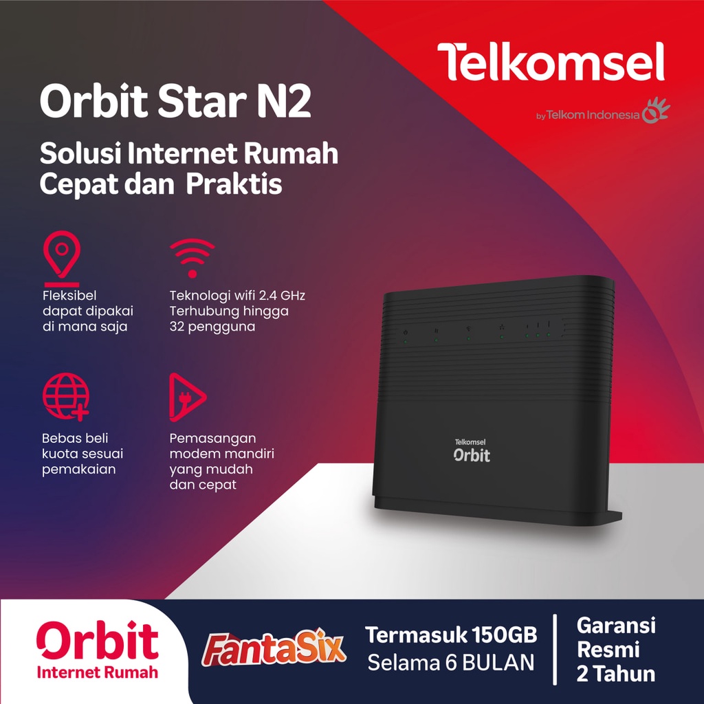 Jual Telkomsel Orbit Star N2 Modem Wifi 4G | Shopee Indonesia