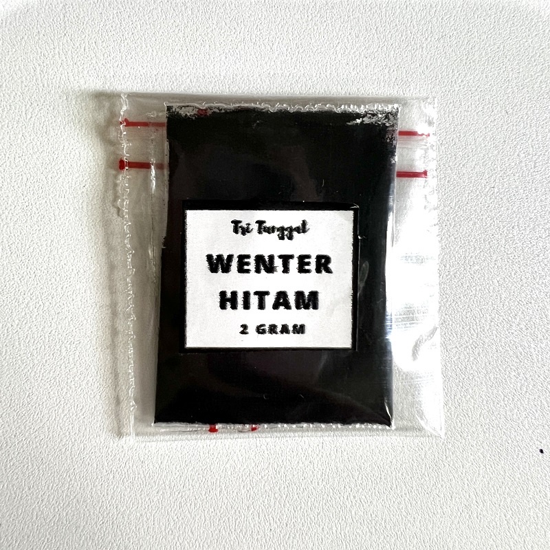 Jual Pewarna Tekstil Wenter Hitam Pekat Isi 2 gram Sumbo Sumba Ikat ...