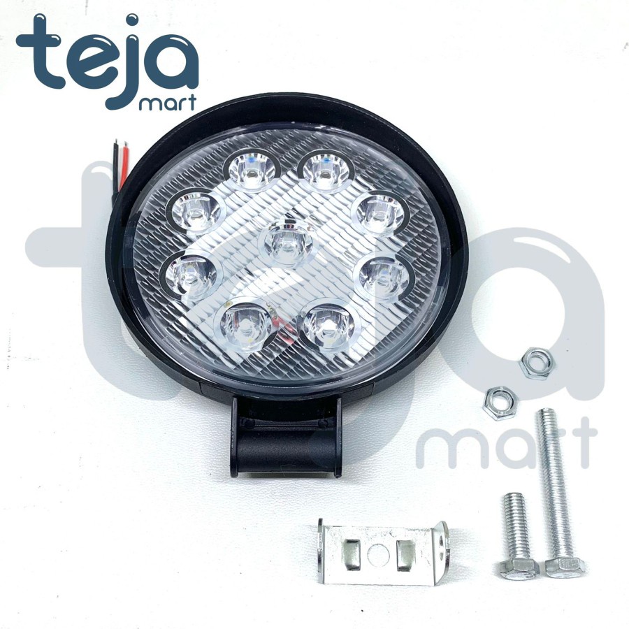 Jual Lampu Led Sorot WORKLIGHT LED Bulat 27 Watt Tembak 9 MATA ...