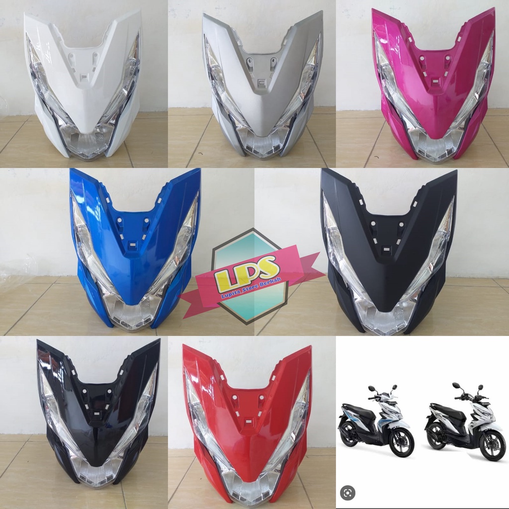 Jual Tameng Body Depan + Reflektor dan SEN Lampu Depan Beat New ESP ...