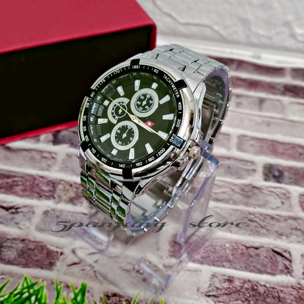 Jual jam tangan pria keren rantai stell jam tangan pria terlaris mewah ...