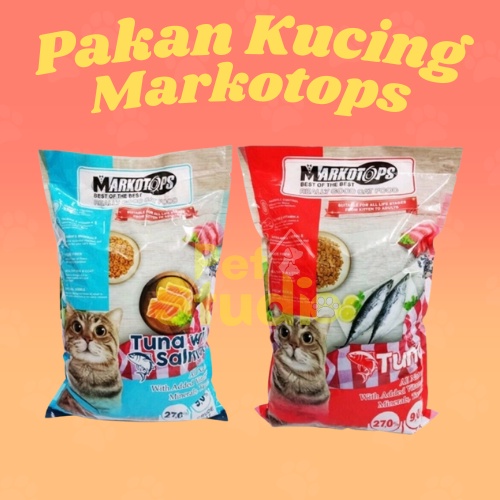 Jual Makanan Kucing Markotops All Lifestages Tuna & Salmon Tuna ...