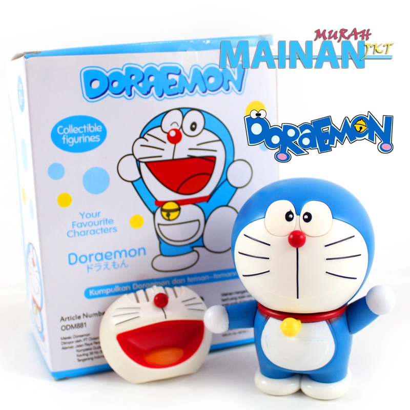Jual MAINAN ANAK MURAH DORAEMON FIGURE ODM881 DAPAT BERGANTI MUKA ...