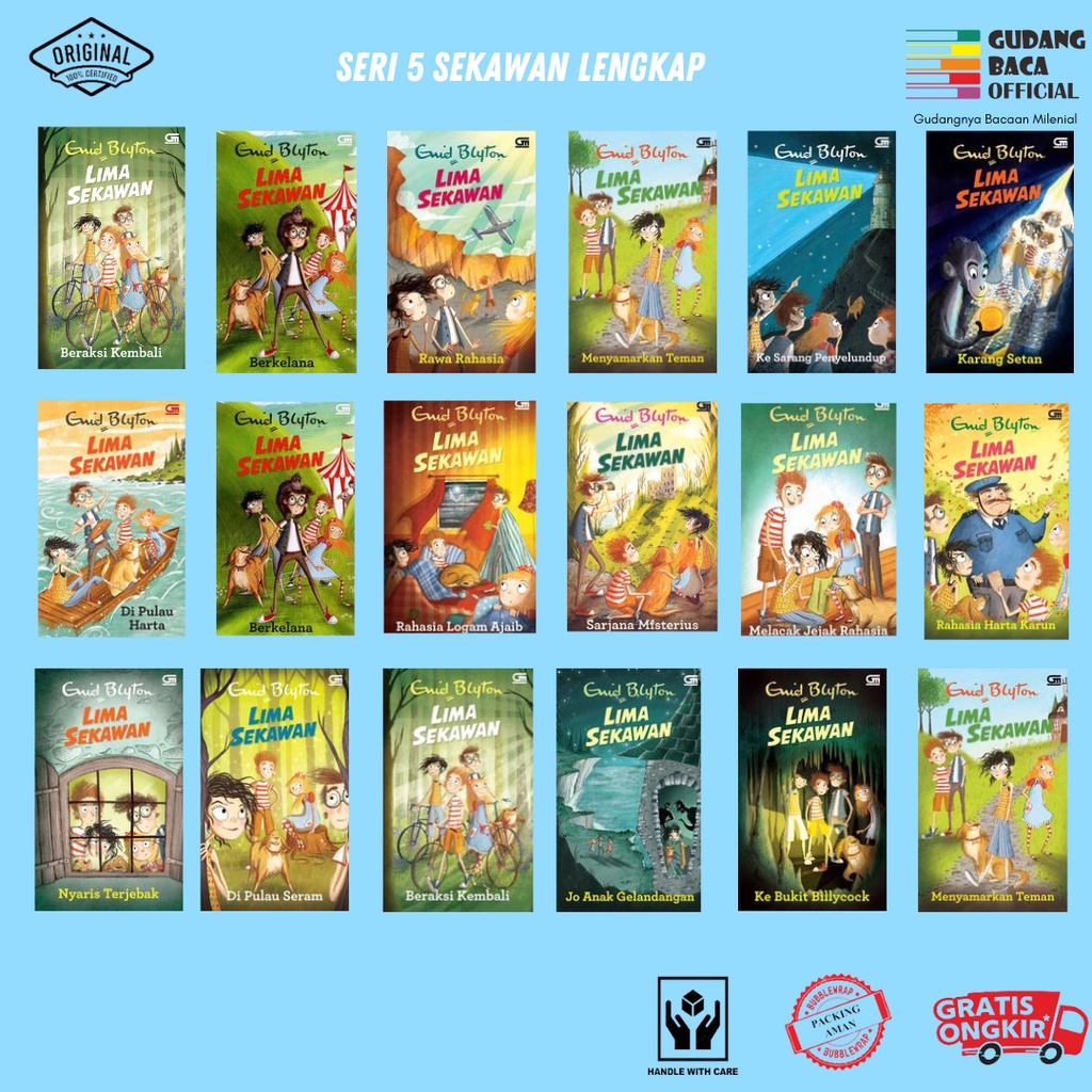 Jual Lima Sekawan: Di Pulau Harta - Lima Sekawan: Melacak Jejak Rahasia ...