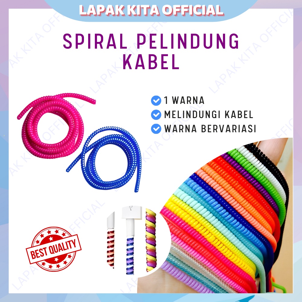 Jual Tali pelindung kabel charger spiral cable protector | Shopee Indonesia