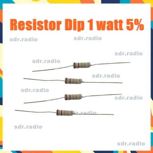 Jual Resistor Dip 0.82R ohm 1W 0R82 1 watt 5% | Shopee Indonesia